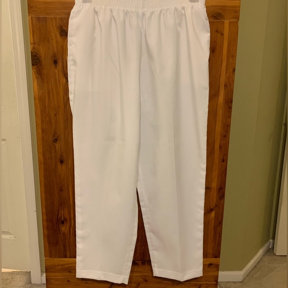 Allison Daley | Pants & Jumpsuits | Allison Daley Petite White Pullon ...